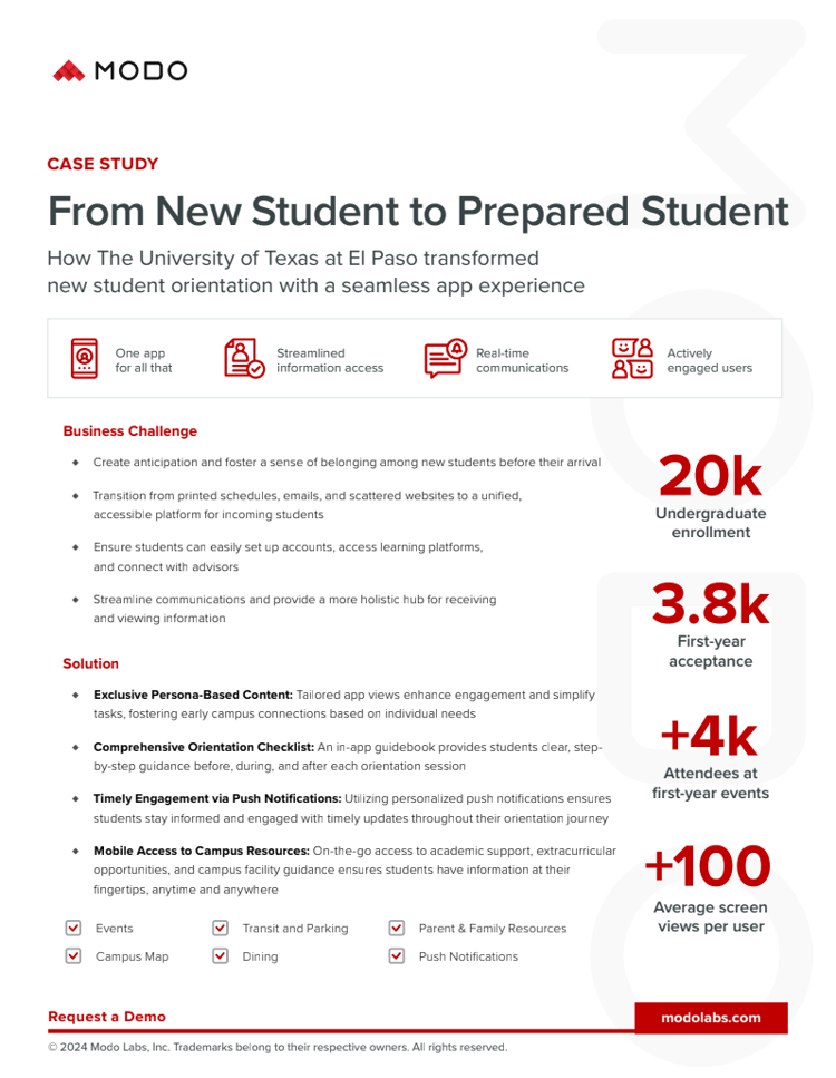 Modo Labs - From New Student to Prepared Student Case Study