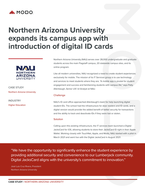 Modo Labs - NAU Case Study - TouchNet