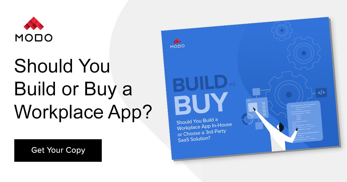 Modo - Should You Build or Buy a Workplace App?