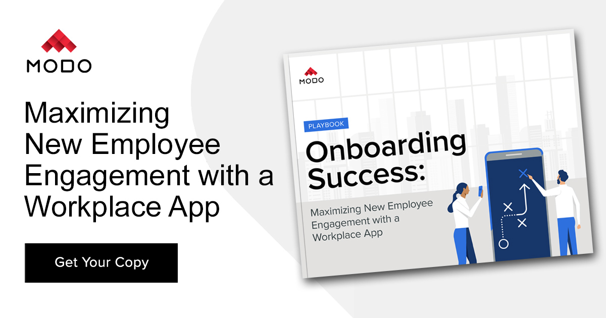 EBOOK: How to Improve Employee Onboarding with a Workplace App | Modo Labs